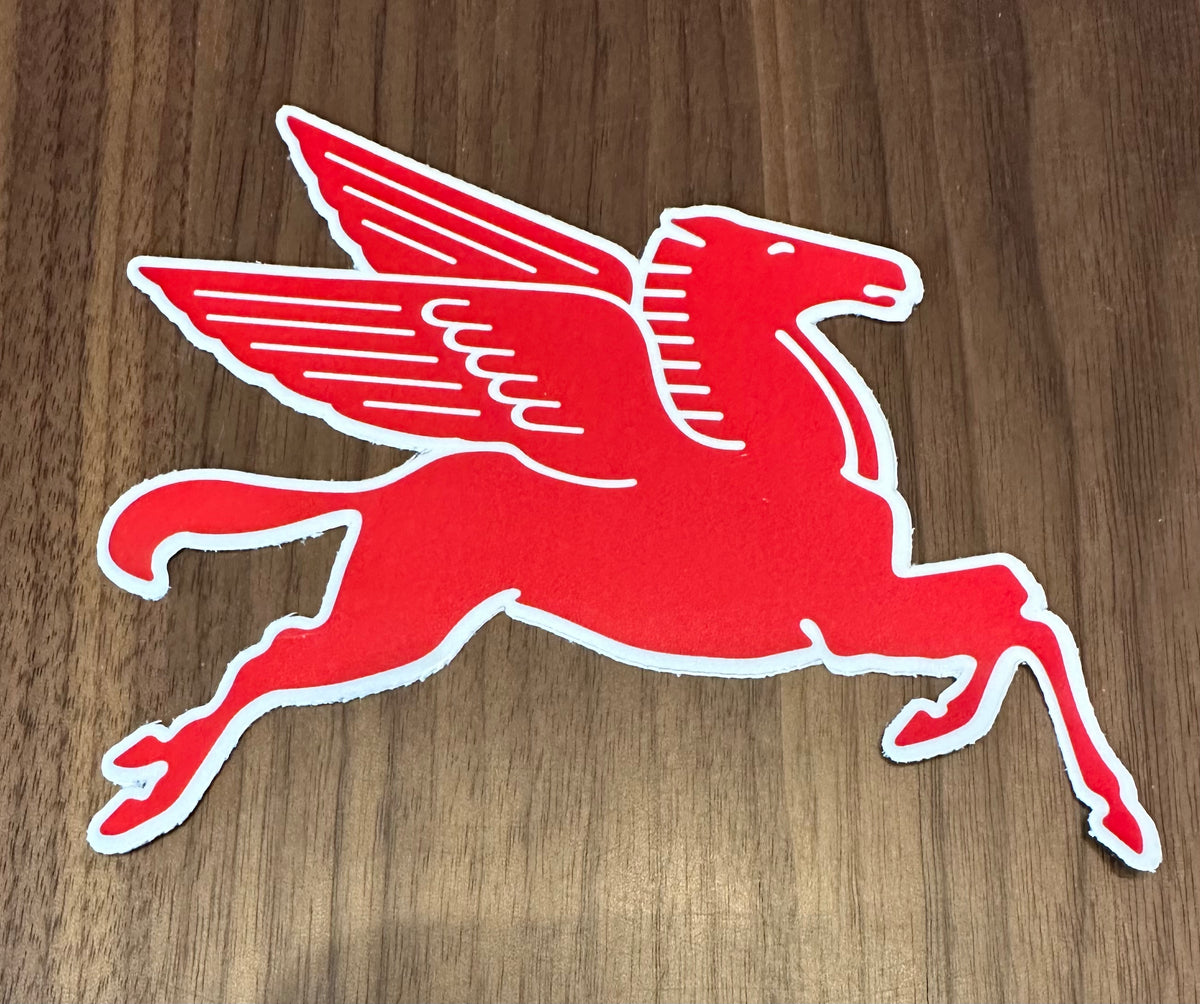 Mobil Pegasus Sticker (facing right)