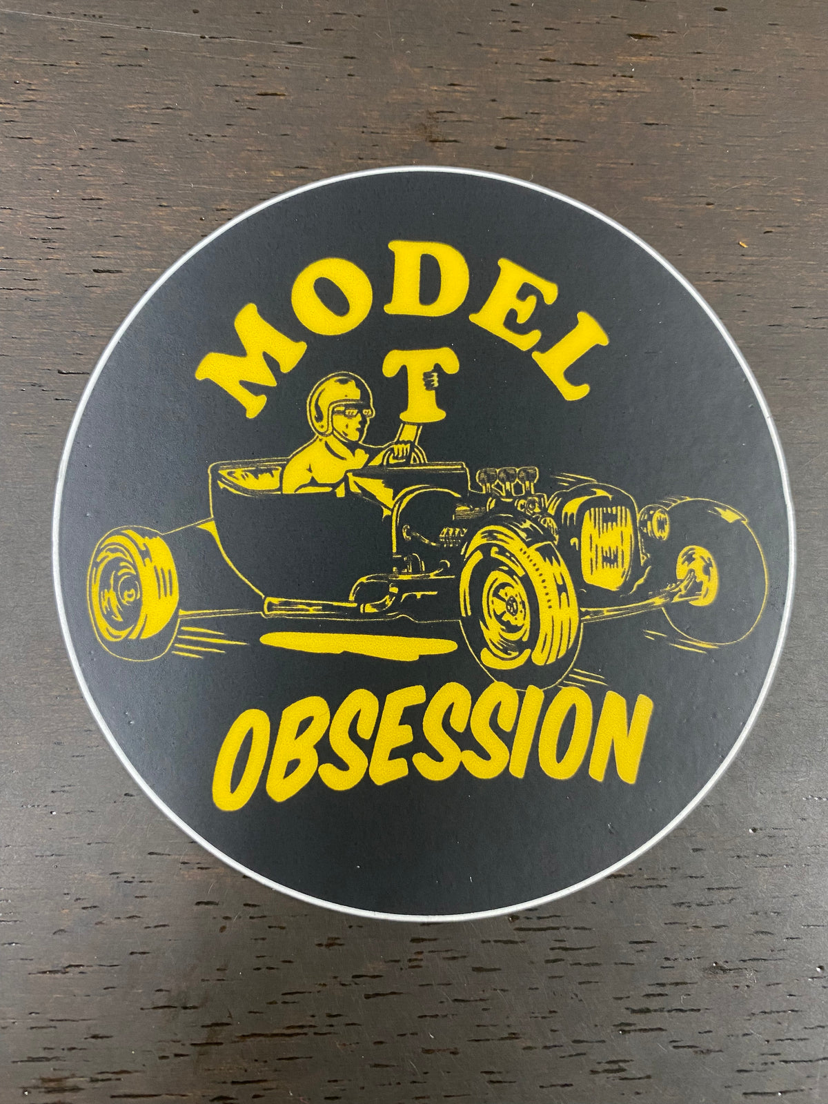 Model T Obsession Circle Sticker