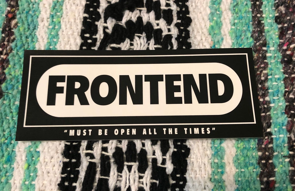 Frontend Magazine Sticker